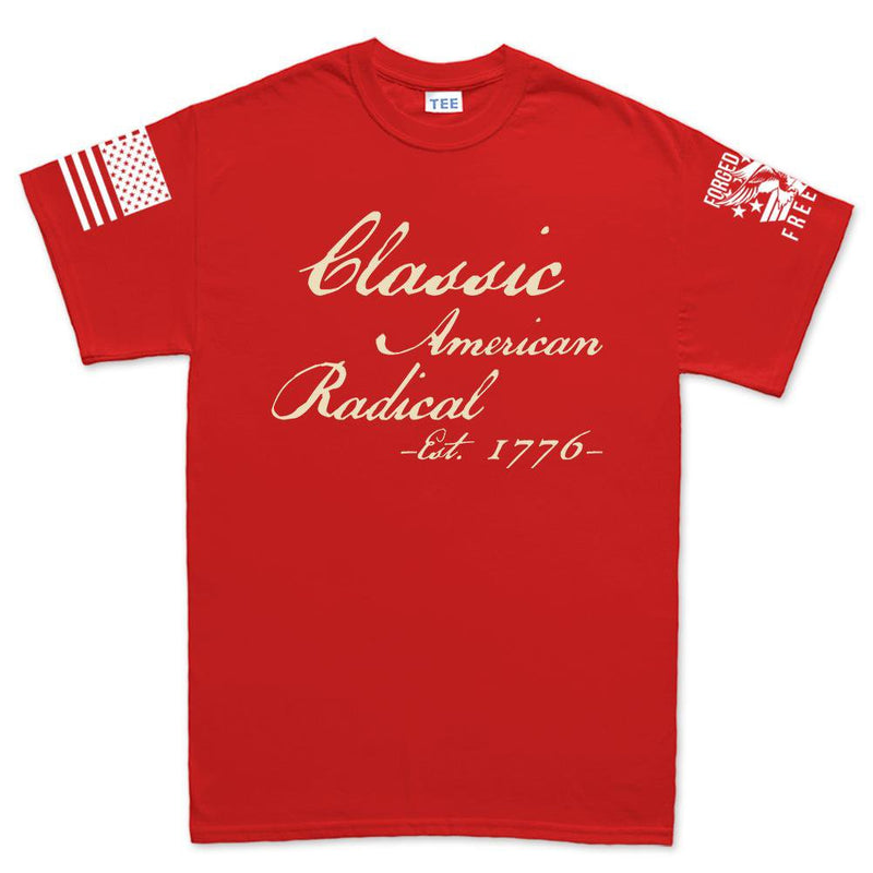 Classic American Radical Men's T-shirt – Forged From Freedom