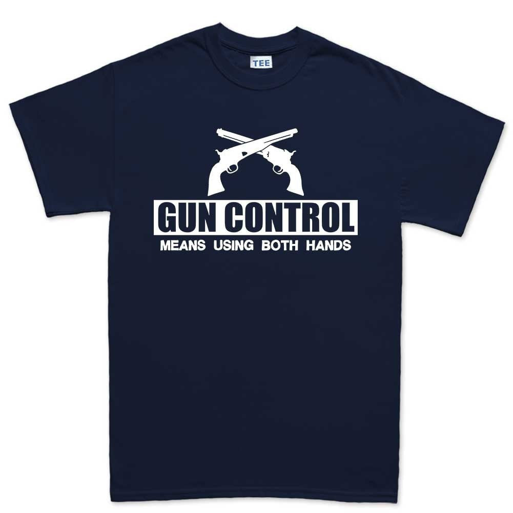 Men's Gun Control Using Both Hands T-shirt – Forged From Freedom