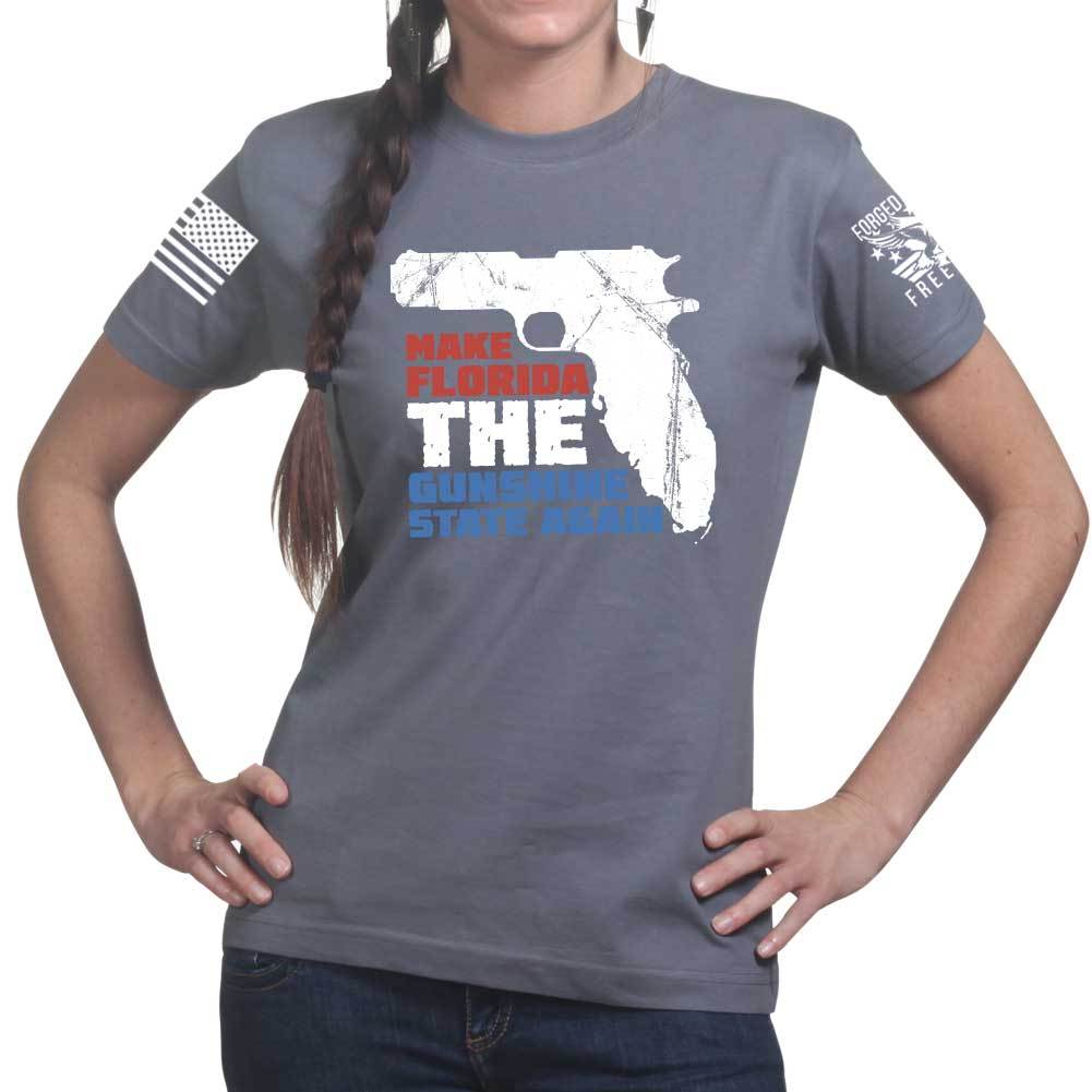 Make Florida The Gunshine State Ladies T-shirt – Forged From Freedom