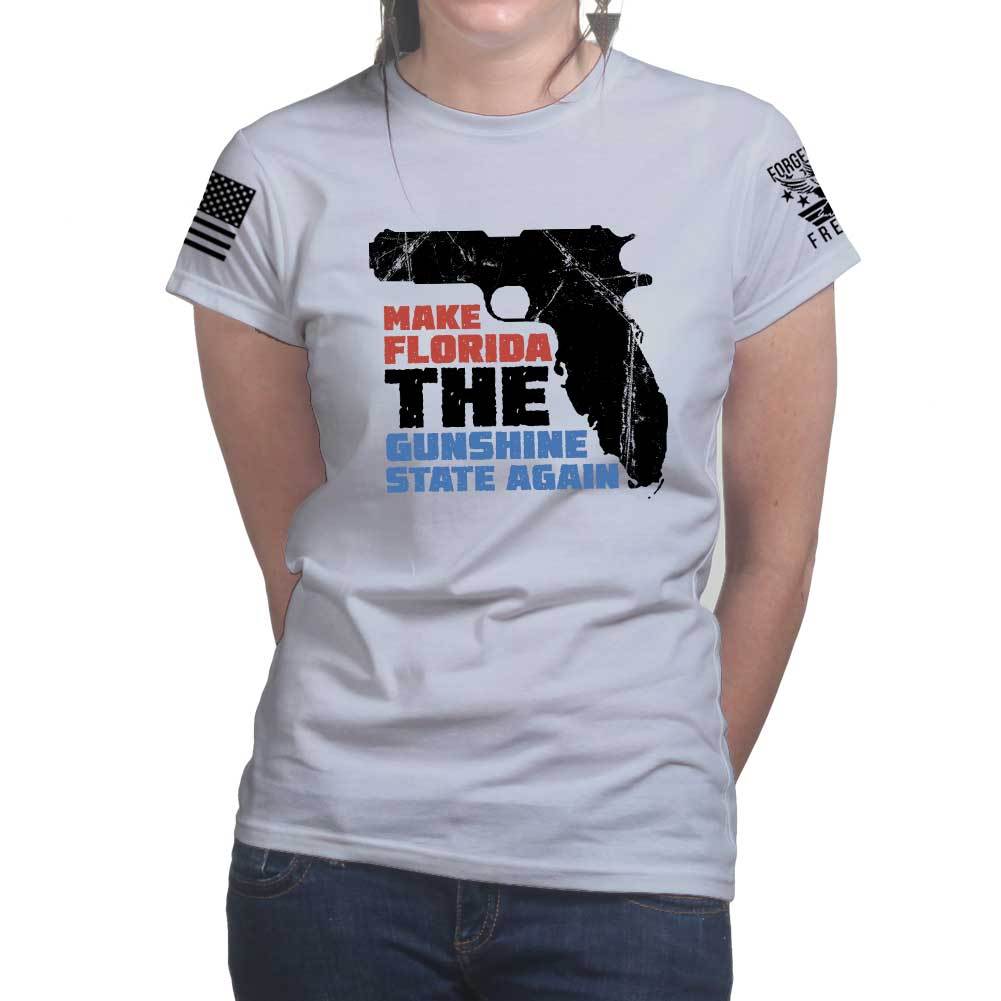 Make Florida The Gunshine State Ladies T-shirt – Forged From Freedom