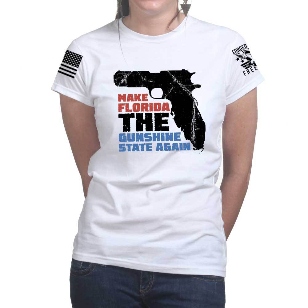 Make Florida The Gunshine State Ladies T-shirt – Forged From Freedom