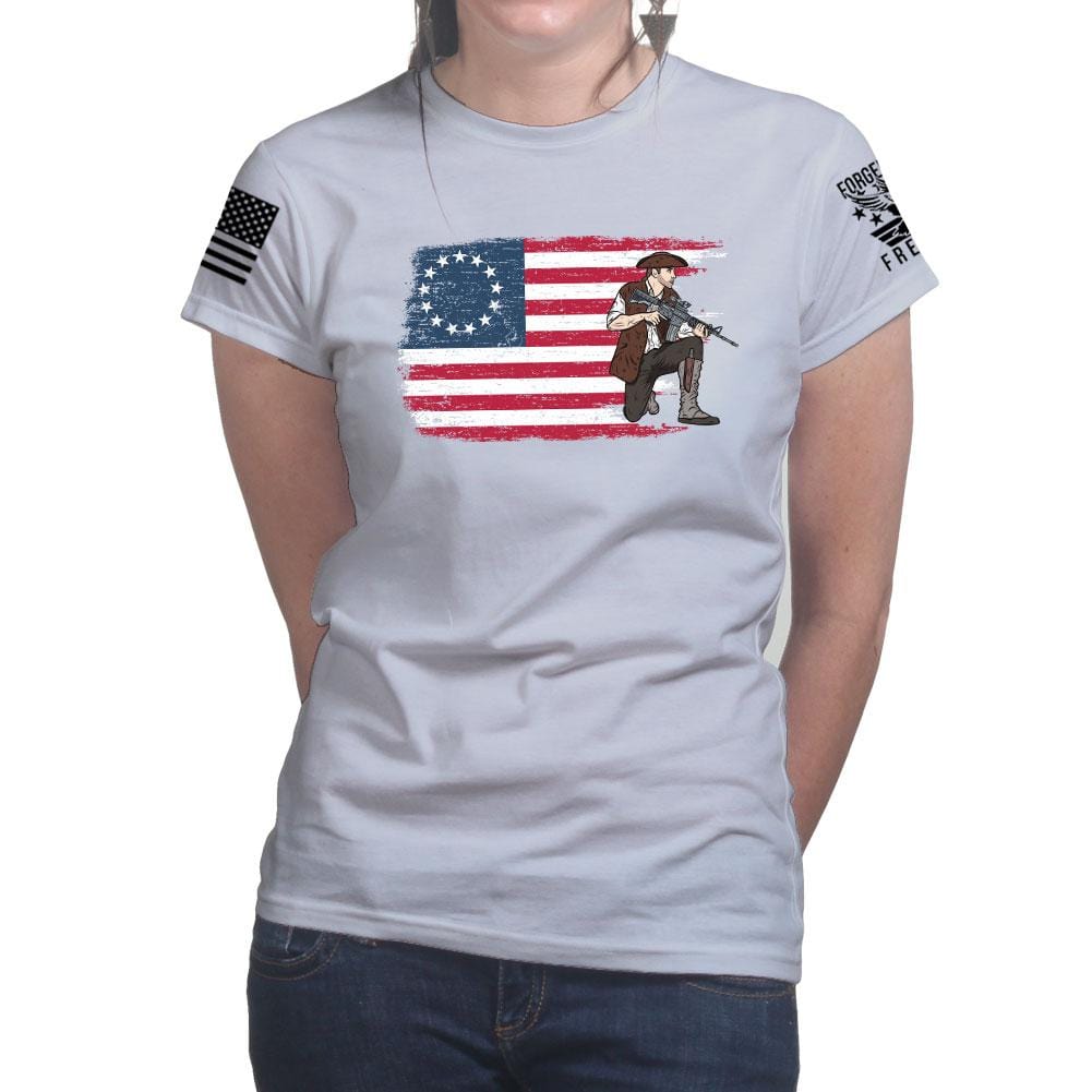 Modern Minuteman Ladies T-shirt – Forged From Freedom