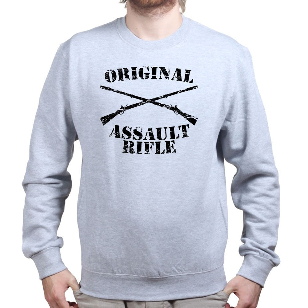 Original Assault Rifle Mens Sweatshirt – Forged From Freedom