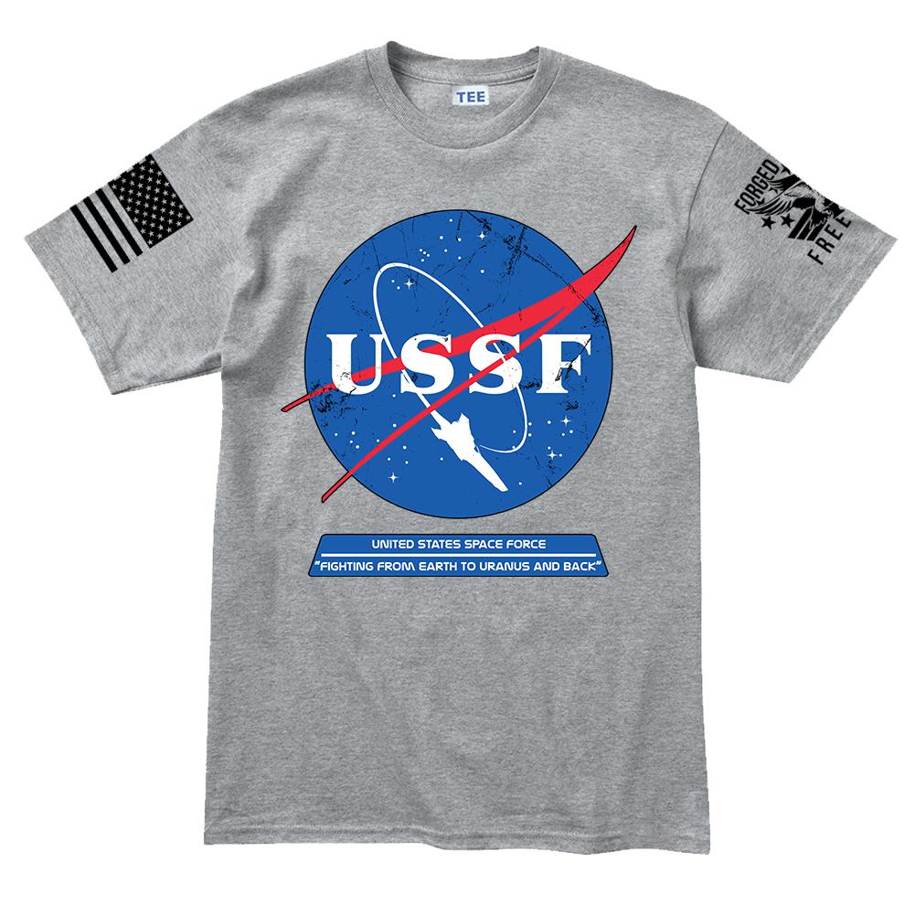 United States Space Force USSF Men's T-shirt – Forged From Freedom