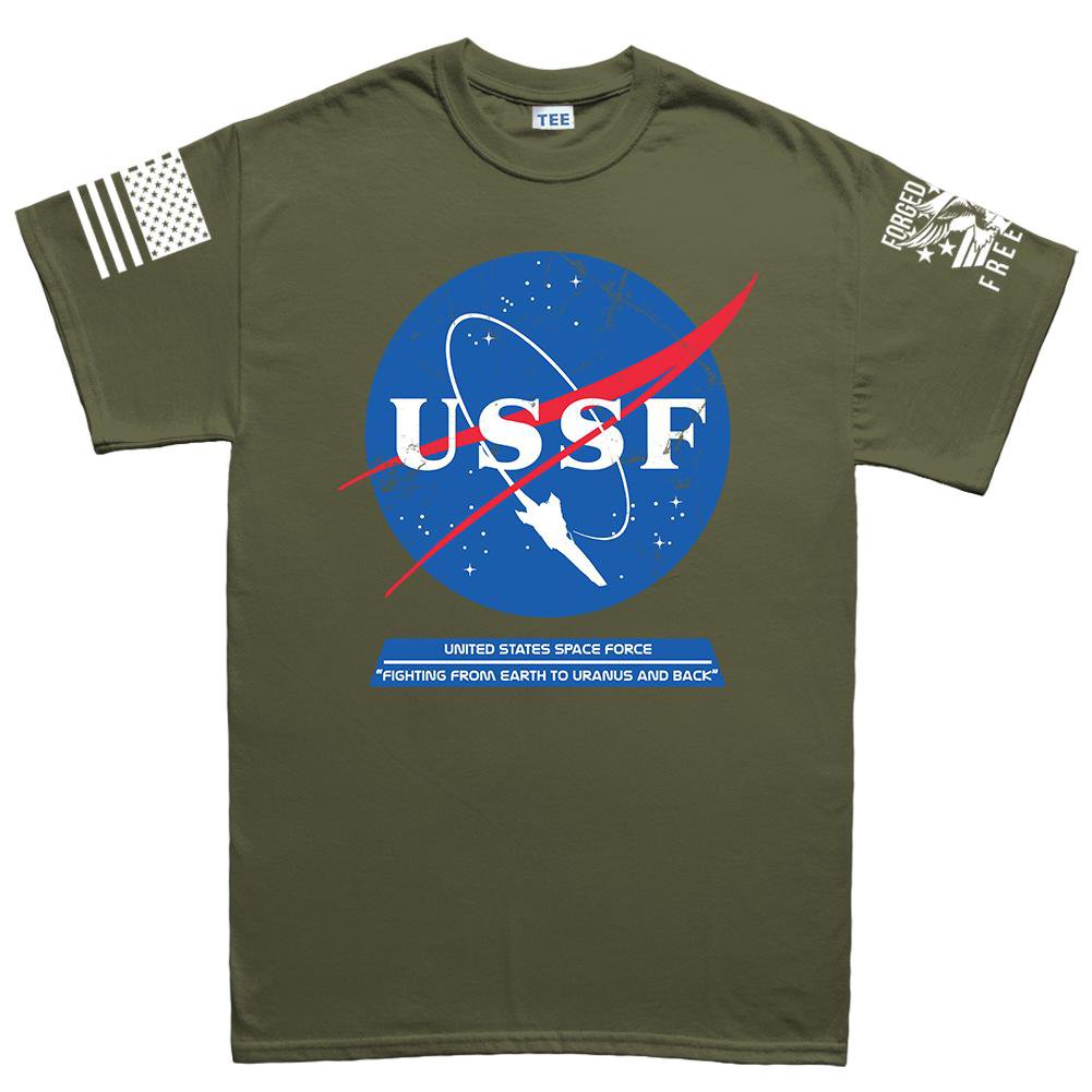 United States Space Force USSF Men's T-shirt – Forged From Freedom