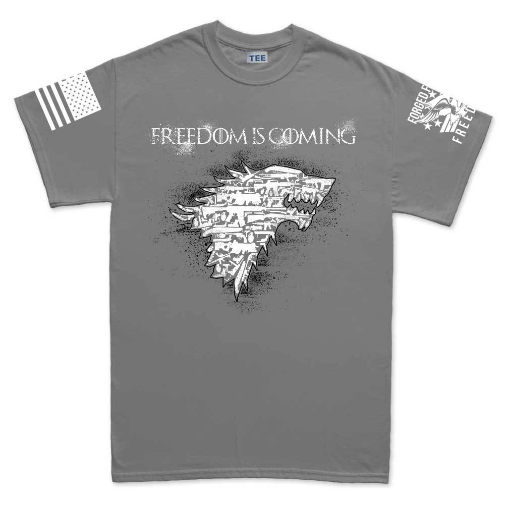 Freedom Is Coming Men's T-shirt – Forged From Freedom