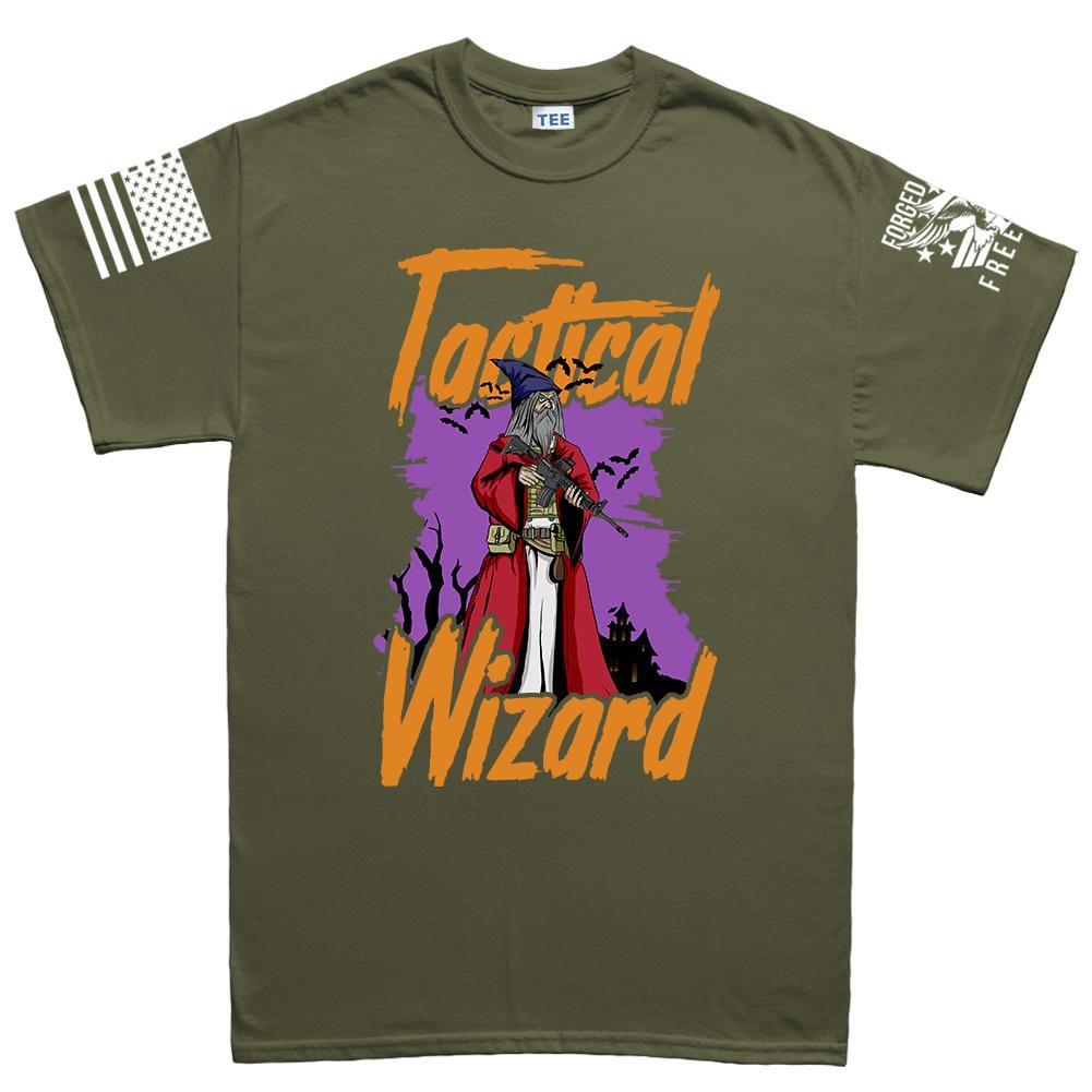 Tactical Wizard Halloween Men's T-shirt – Forged From Freedom