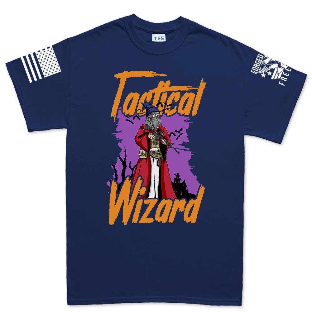 Tactical Wizard Halloween Men's T-shirt – Forged From Freedom