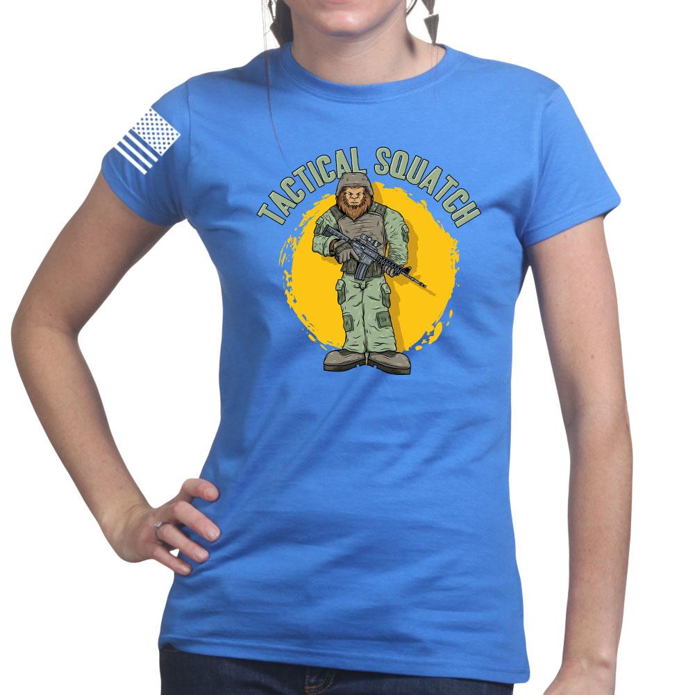 Ladies Tactical Squatch T-shirt – Forged From Freedom