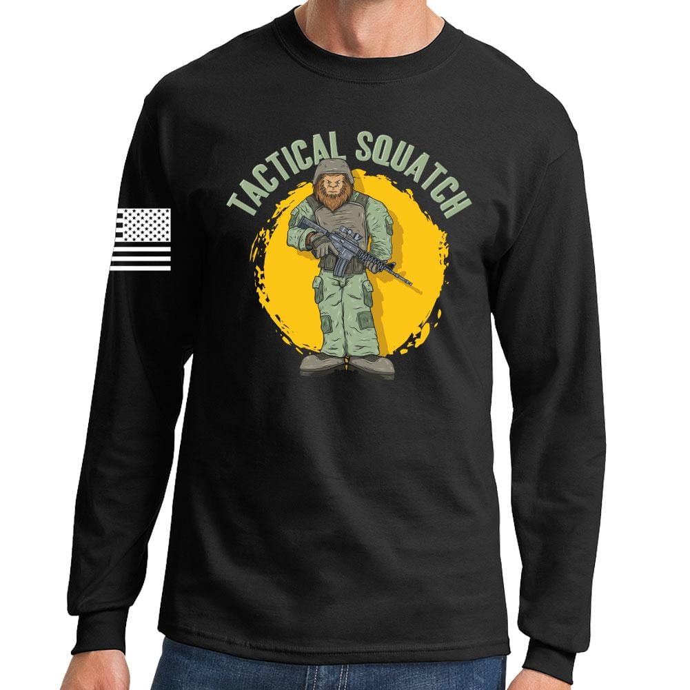Tactical Squatch Long Sleeve T-shirt – Forged From Freedom