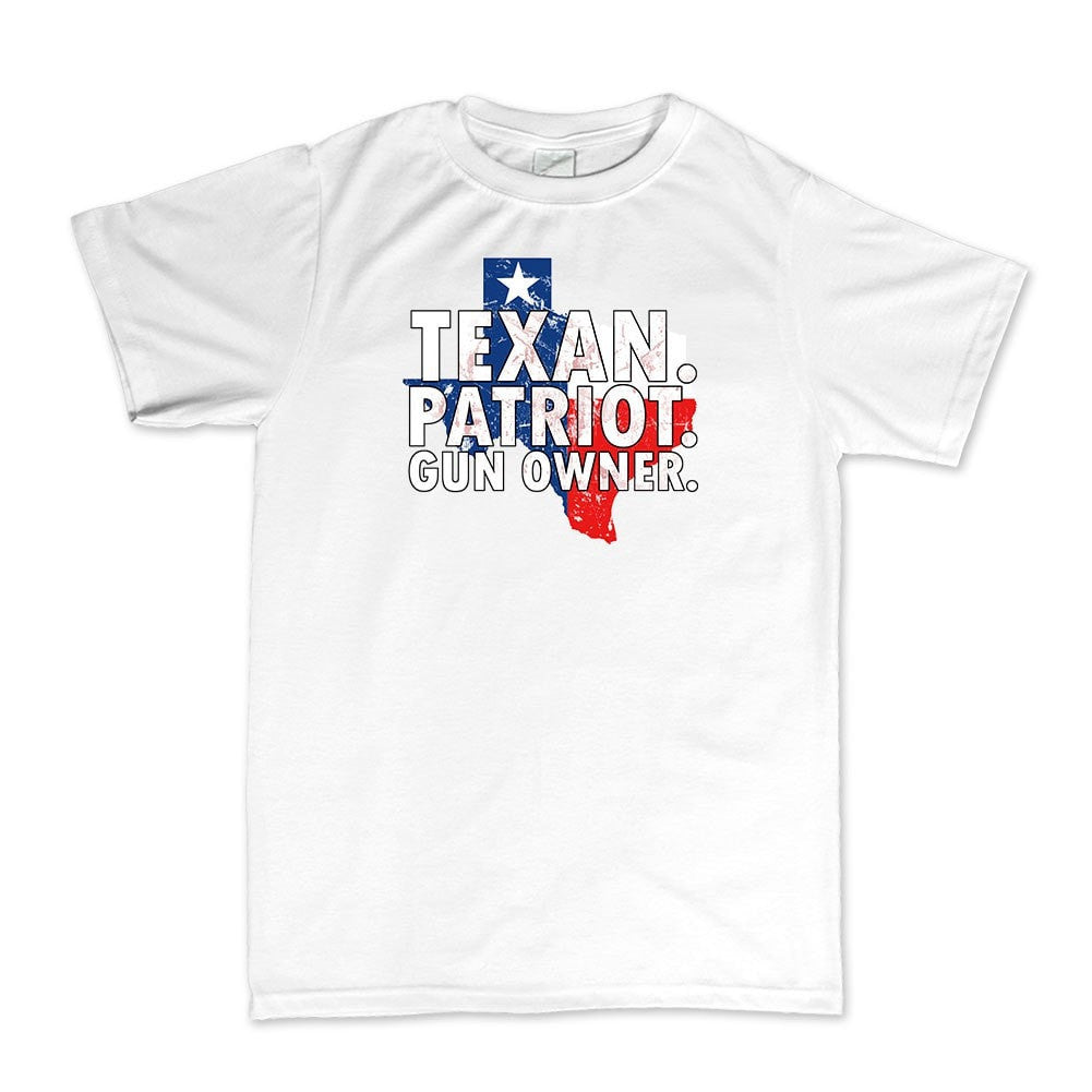 Texas Patriot Gun Owner Mens T-shirt – Forged From Freedom